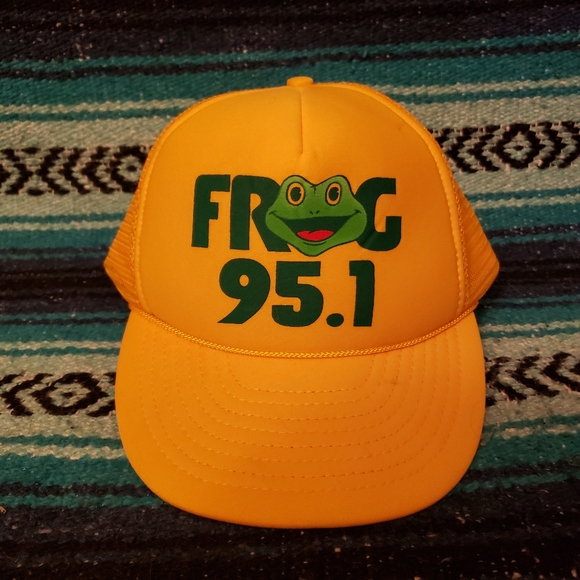 kfrog | Accessories | Vintage Kfrog 95 Snap Back Foam Otto Trucker Hat ...